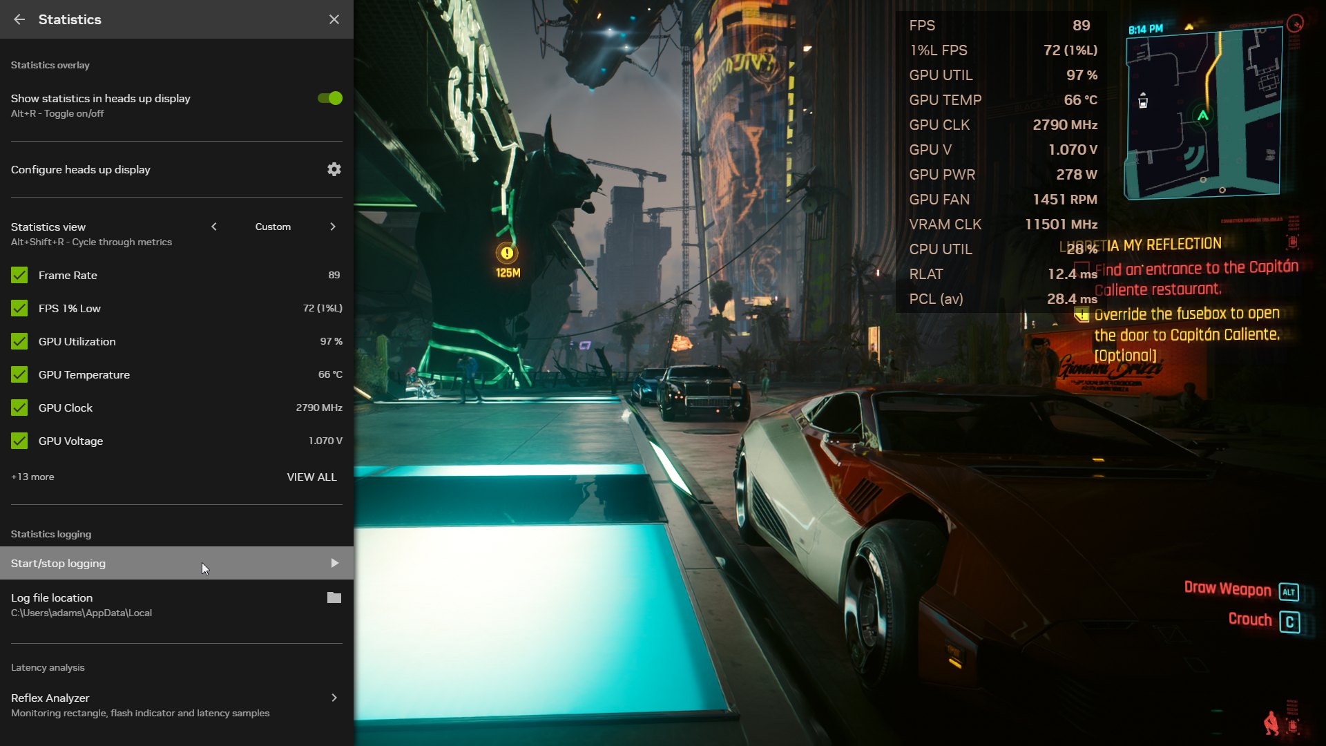 Added Value of the Nvidia App: Quick Latency Insights via HUD ...