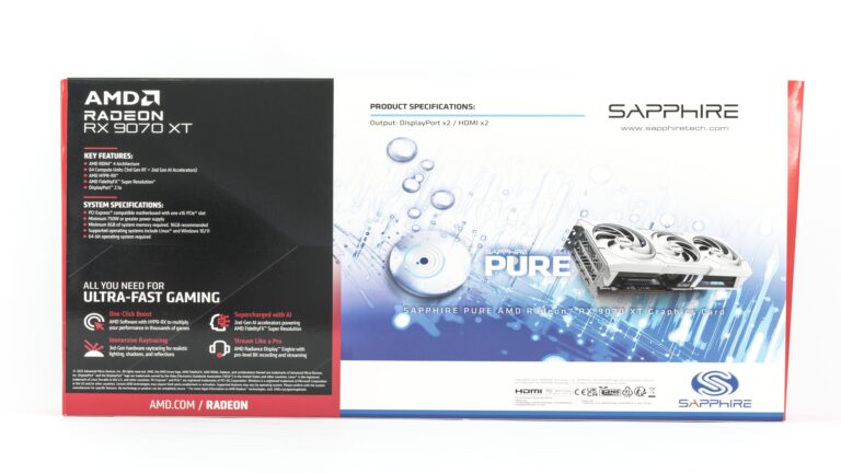 Test Sapphire Pure AMD Radeon RX 9070 XT: skvělý i v bílé - HWCooling.net