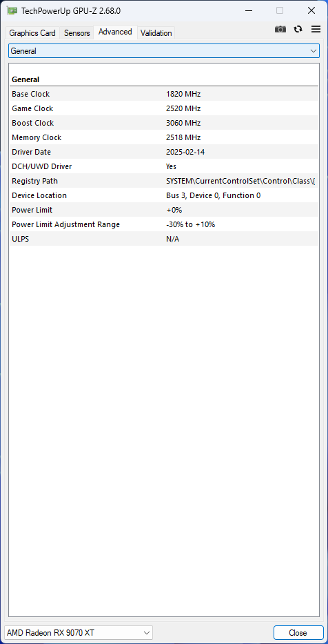 gigabyte-radeon-rx-9070-xt-gaming-oc-samsung-perf-gpuz03 - HWCooling.net