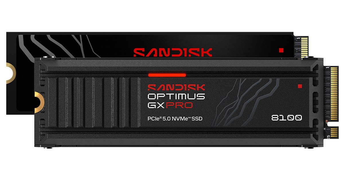 SSD moduly Sandisk Optimus GX Pro SN8100 - upoutavka 630px - HWCooling.net